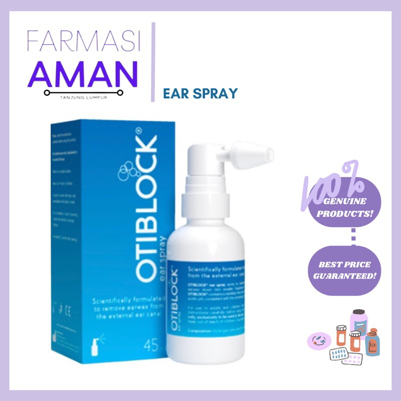 [EXP 2/2028] Otiblock Ear Spray 45ml | Shopee Malaysia
