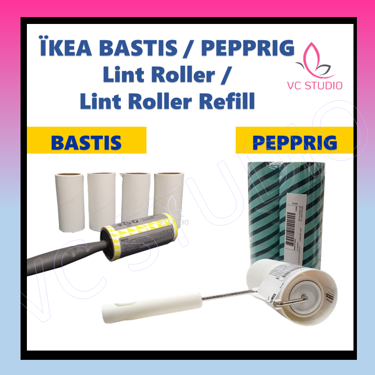 IKEA PEPPRIG BASTIS Lint Roller /Lint Roller Refill / Lint Roller Bundle Pack | Shopee Malaysia