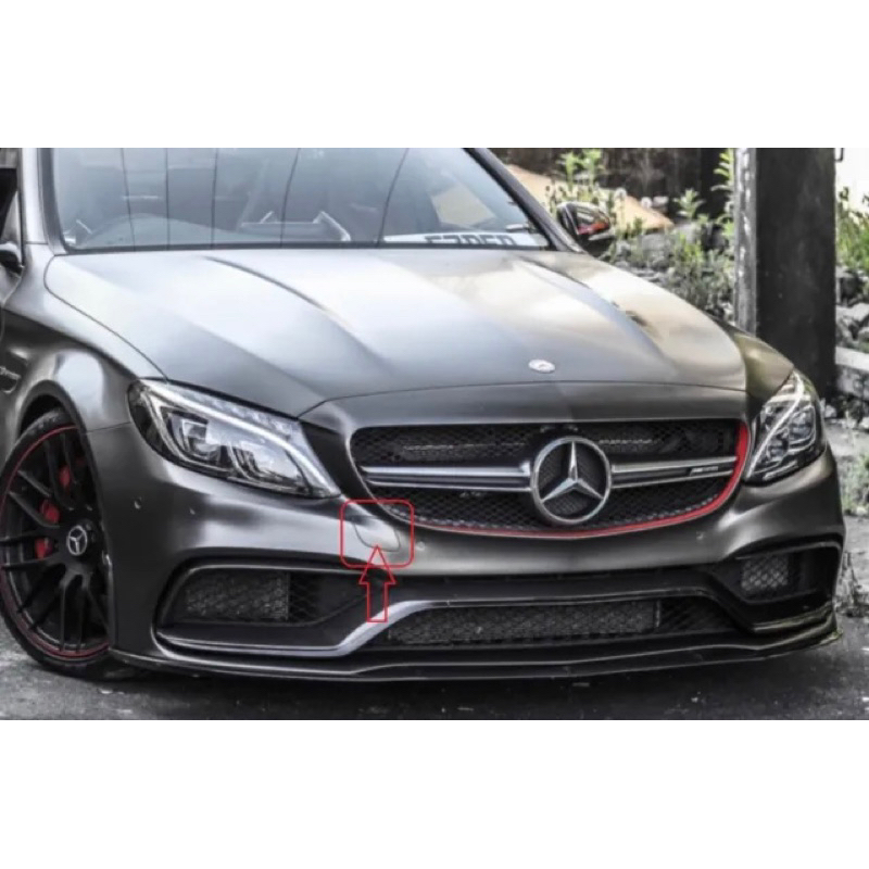 W205 FRONT TOWRING COVER （FRONT BUMPER）AMG LINE / AMG C63 | Shopee Malaysia