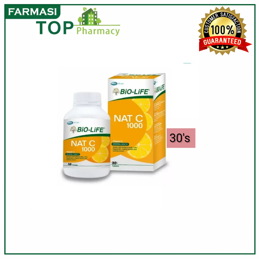 Bio-Life Mega Nat C 1000mg (30's / 150's) | Shopee Malaysia