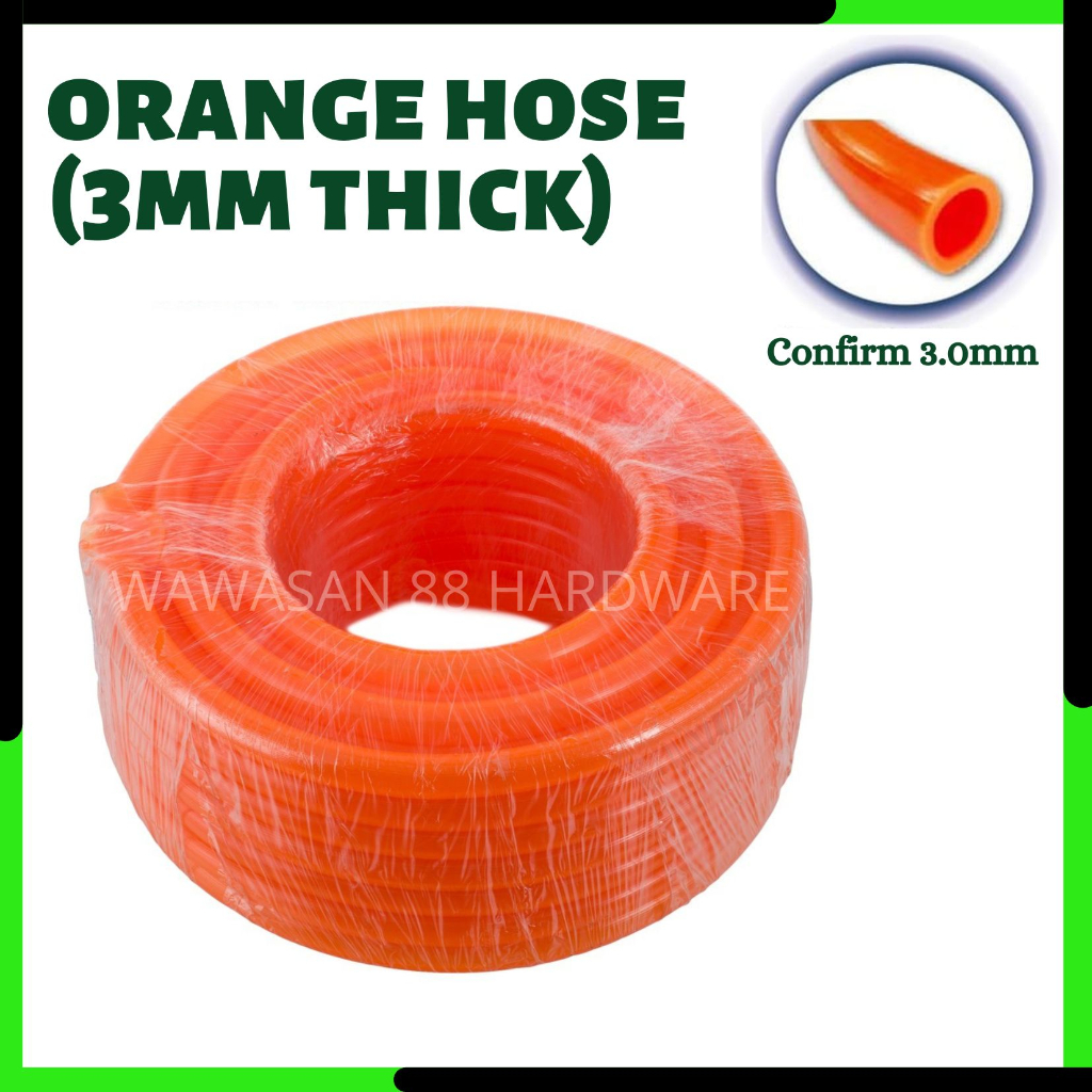 SUPER HIGH QUALITY Lawn Garden Hose Orange Chemi Hose Water Hose Pipe ...