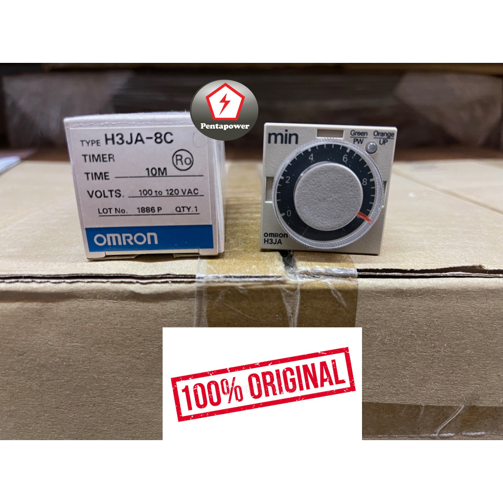 OMRON H3JA-8C 110VAC 10 MINUTES TIMER DPDT 10MIN 110VAC | Shopee Malaysia