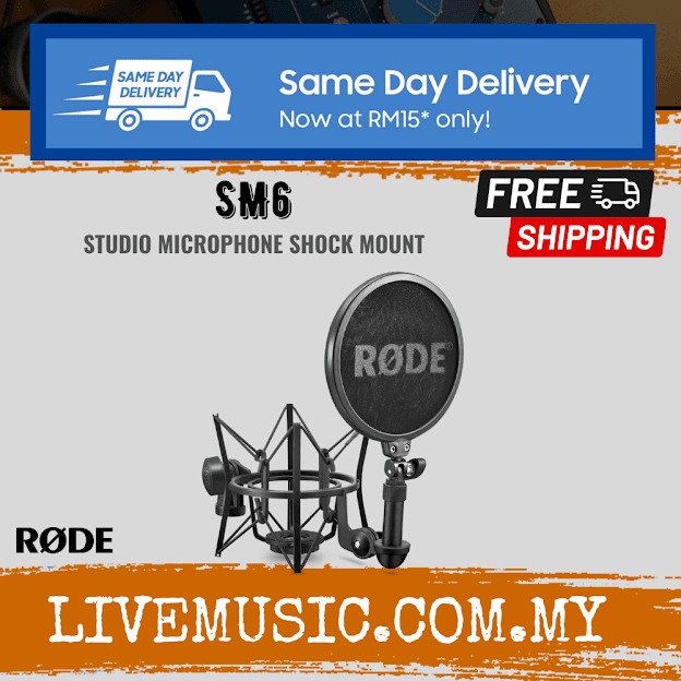 Rode SM6 Studio Microphone Shock Mount ( SM 6 / SM-6 ) | Shopee Malaysia