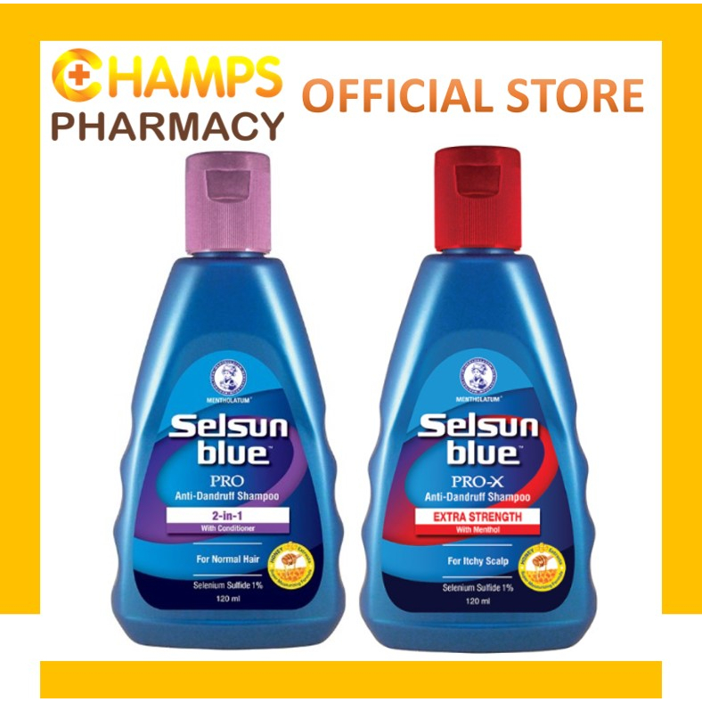 SELSUN BLUE ANTI-DANDRUFF SHAMPOO PRO 2IN1 WITH CONDITIONER & PRO-X ...