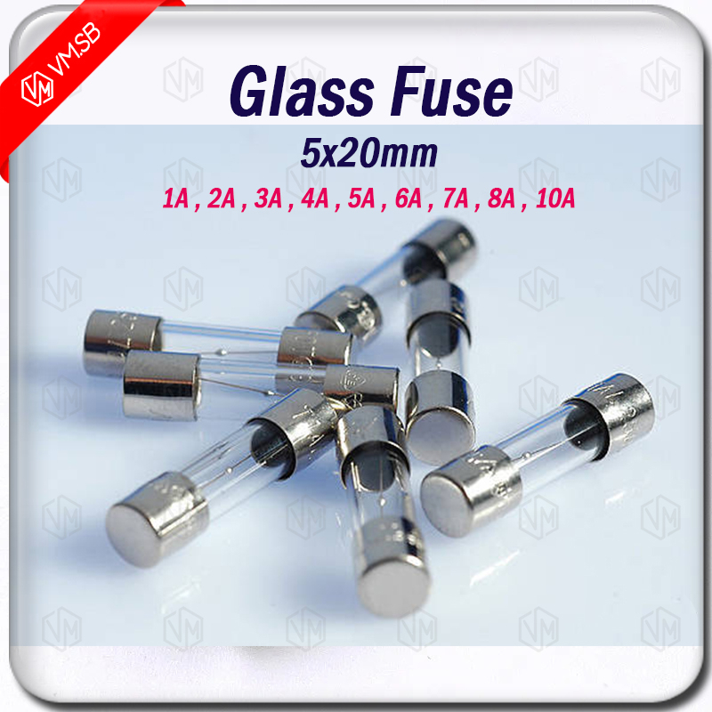 20mm Glass Fuse Fius Kaca 5 x 20mm 1A 2A 3A 4A 5A 6A 7A 8A 10A | Shopee Malaysia