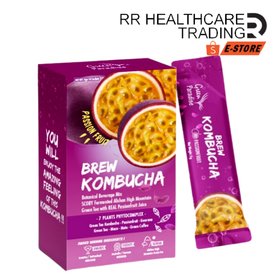 Brew Kombucha Probiotic Botanical Beverage Mix 5g x 10s x 1 Box ...