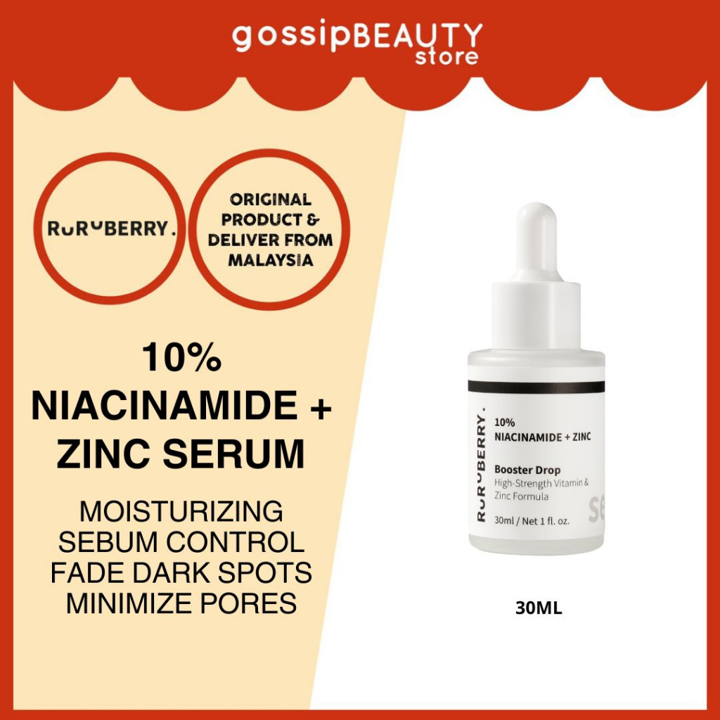 [SHORT EXPIRY] Ruruberry 10% Niacinamide + Zinc 30ml (EXP: 04/2024 ...