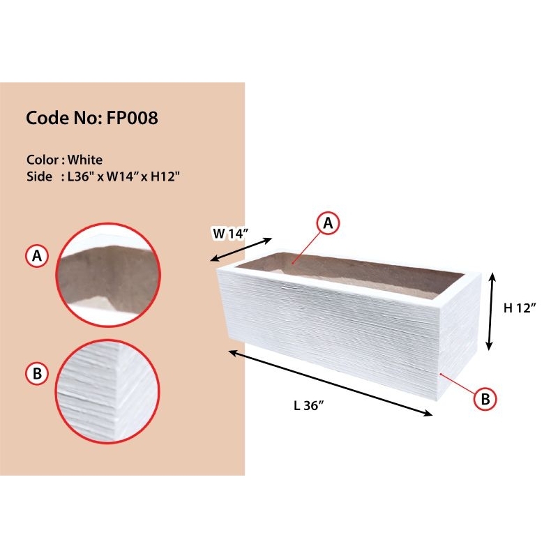 Fiberglass Planter Box | Shopee Malaysia