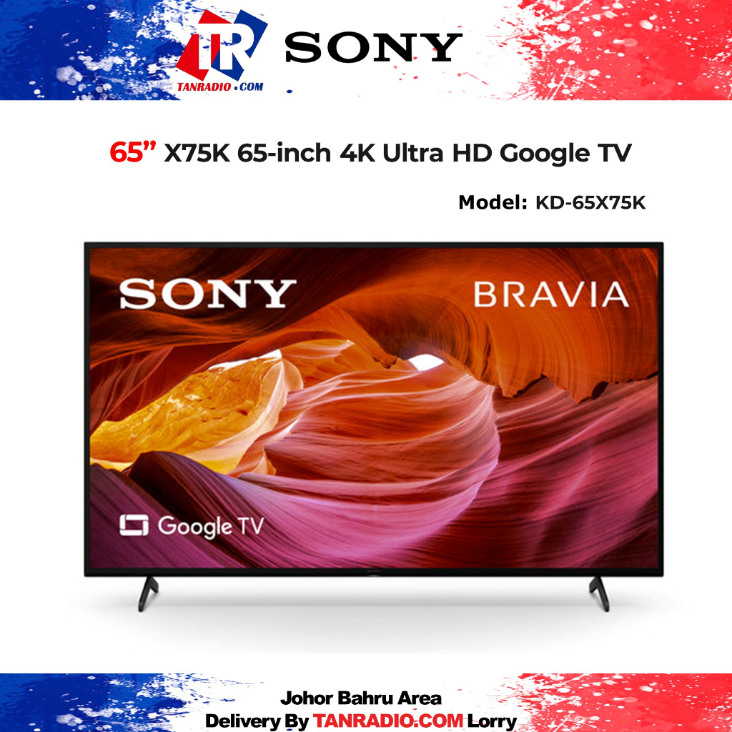 SONY 65" 55" 50" X75K 4K Ultra HD Google TV - KD-50X75K -55X75K -65X75K | Shopee Malaysia