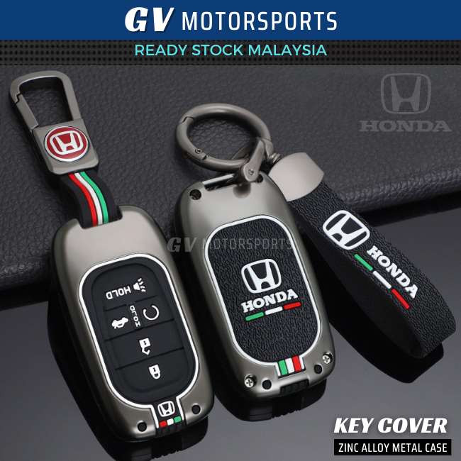 READY STOCK Honda Key Cover Case Car Zinc Alloy Metal Fob Keychain For ...