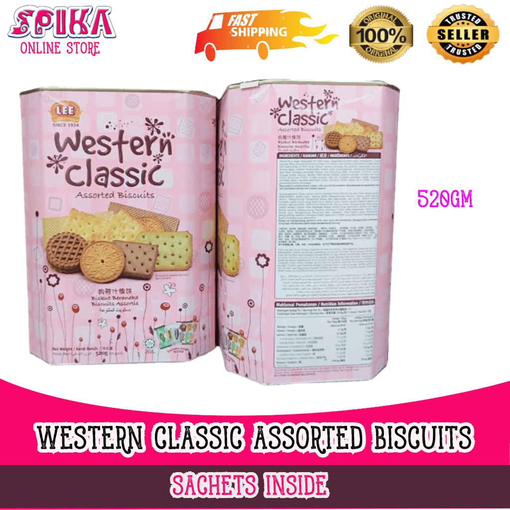 LEE WESTERN CLASSIC ASSORTED BISCUITS 520G | Shopee Malaysia