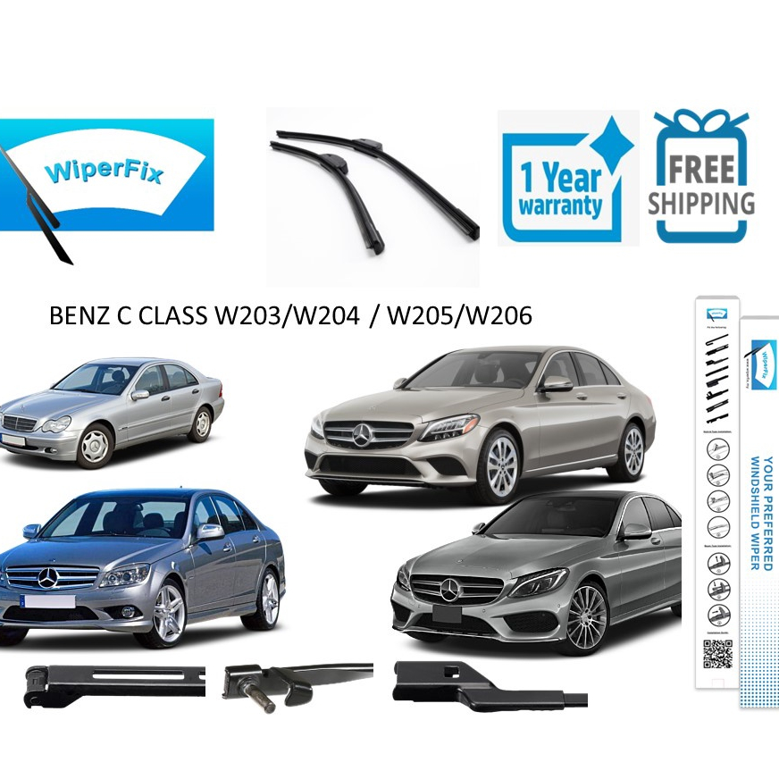 [WiperFix] Mercedes-Benz Wiper C Class wiper W203 W204 W205 W206 / 2000 ...
