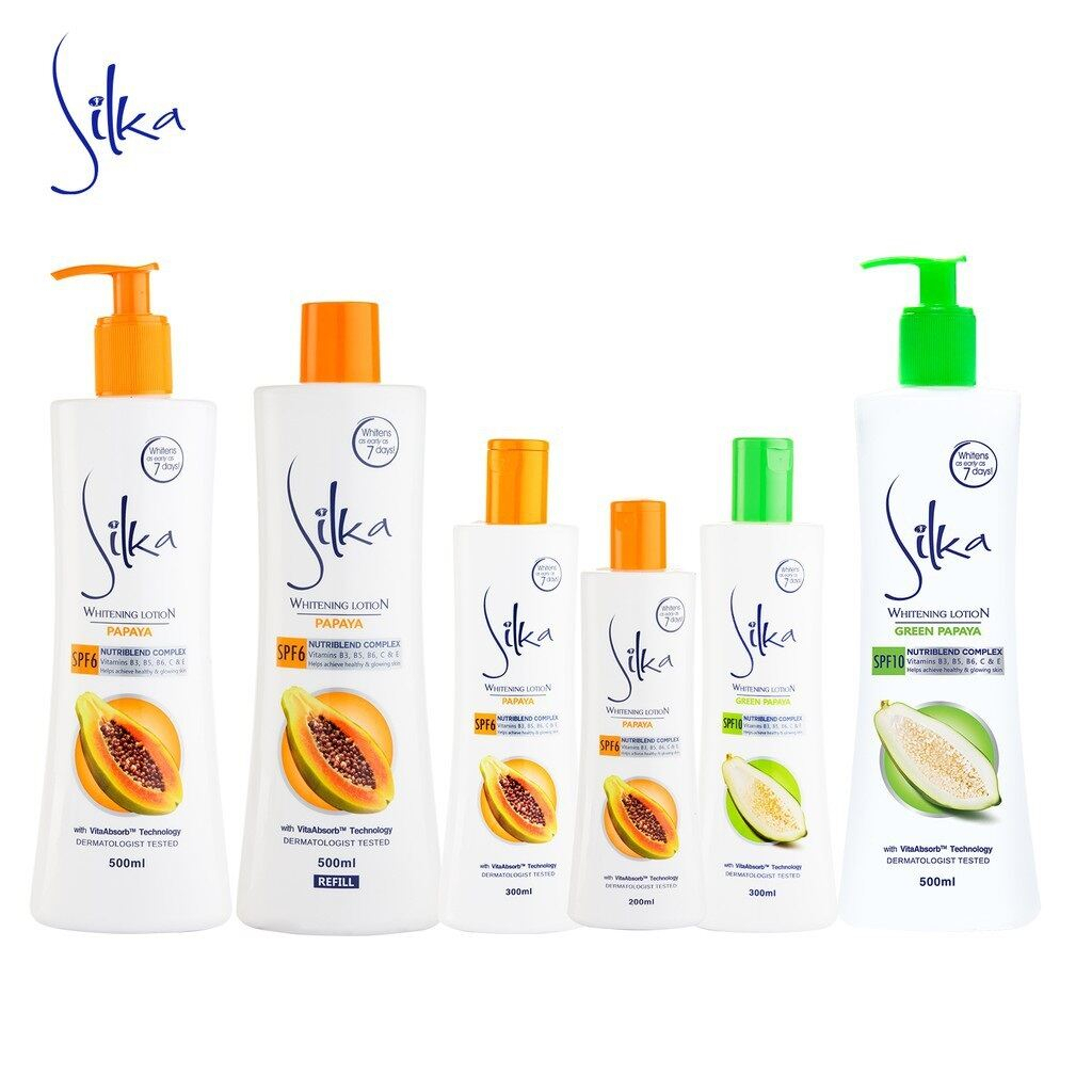 SILKA WHITENING LOTION 200ML / 500ML | Shopee Malaysia