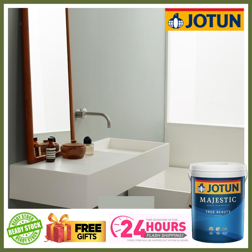JOTUN 15L 7163 MINTY BREEZE Majestic True Beauty Sheen /Cat Dalam Kilat ...