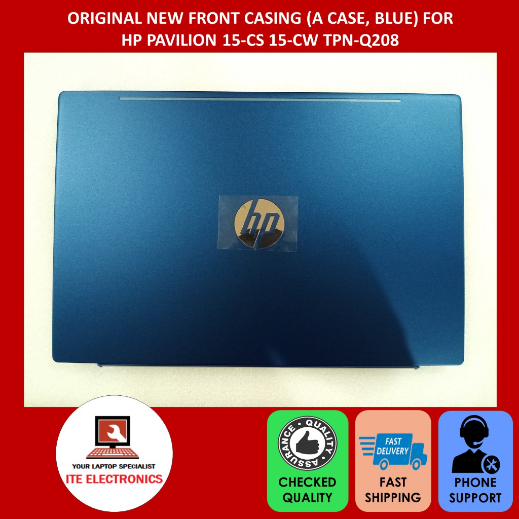 ORIGINAL NEW HP PAVILION 15-CS 15-CW 15Z-CW TPN-Q208 TOP COVER FRONT CASING A/ LCD BEZEL B ...