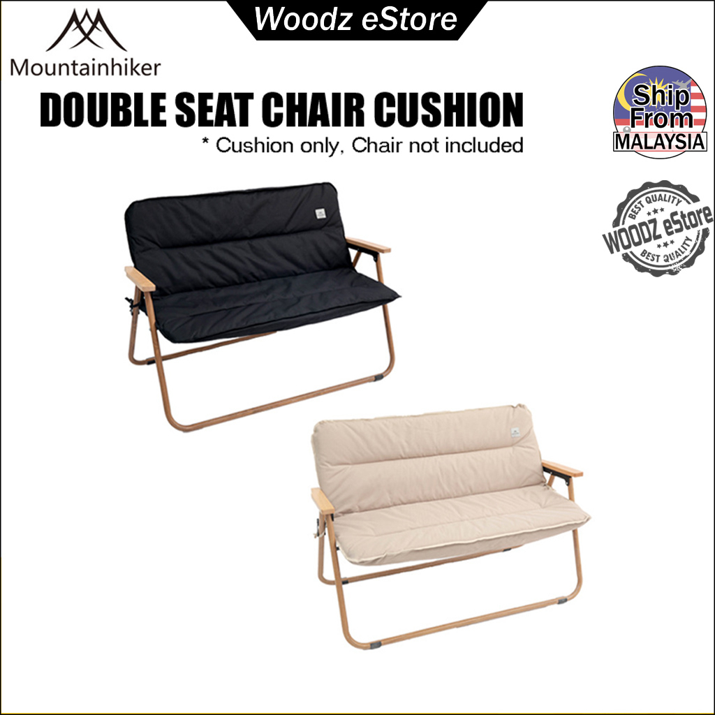 [Woodz] Mountainhiker Double Seats Aluminium Folding Chair Cushion Silk ...