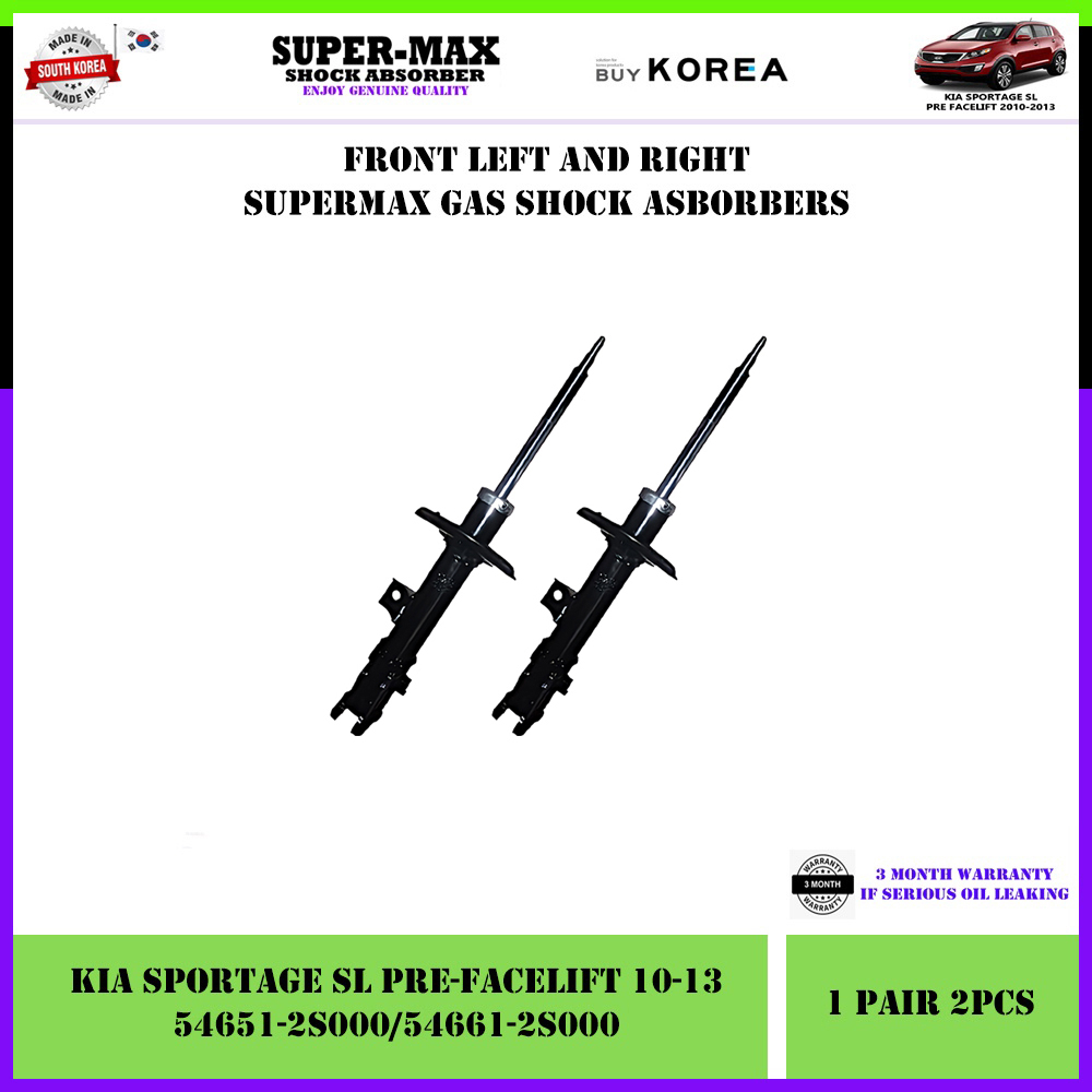 Kia Sportage SL Pre-Facelift 2011-2013 Front Left And Right Supermax ...