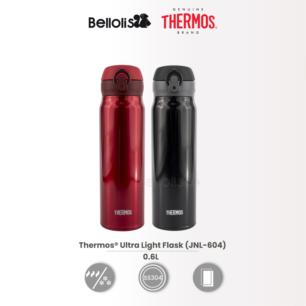 [Authentic] THERMOS 600ML Stainless Steel Ultra Light One Push Cap Tumbler for Home & Office ...