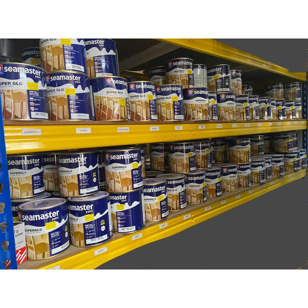 SEAMASTER 1Liter Super Glo 6600 High Gloss Finish Wood and Metal Paint ...