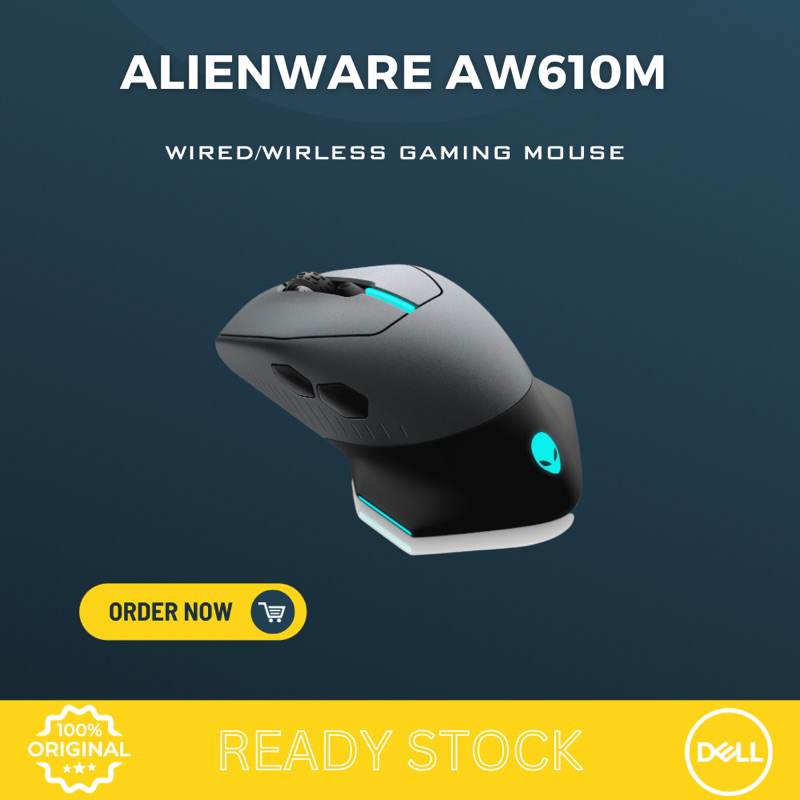 Alienware Wired/Wireless Gaming Mouse AW610M-Black | Shopee Malaysia