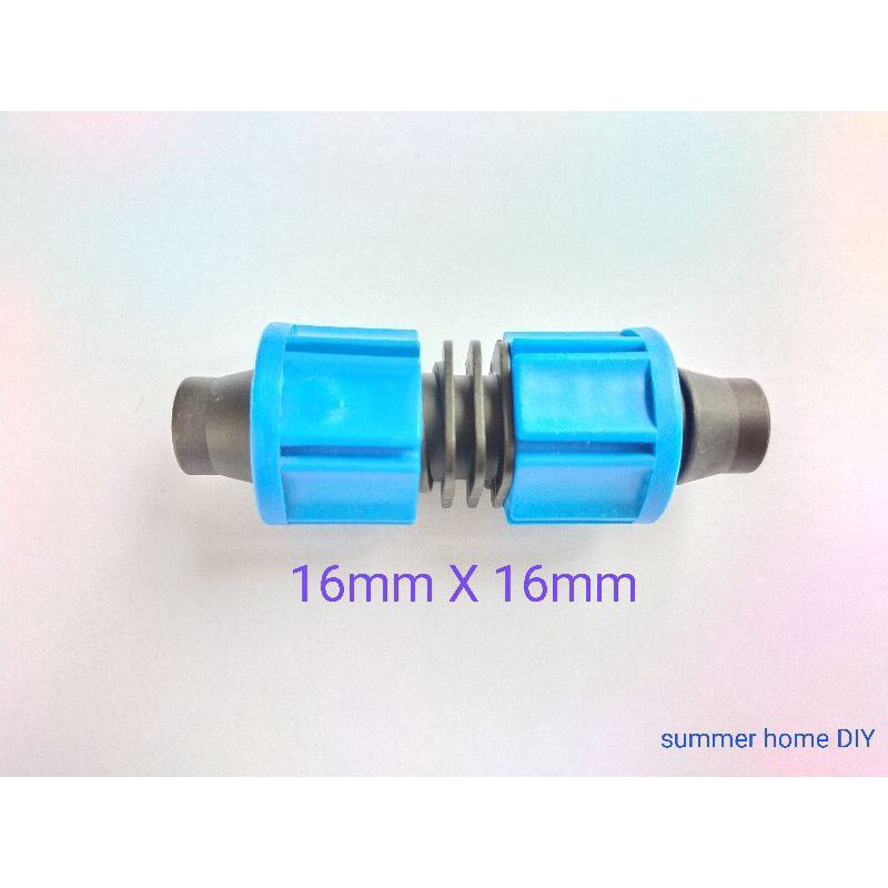 50Pcs-16mm Fitting With Lock(Blue)/Elbow/Tee/Socket/For PE Polypipe ...