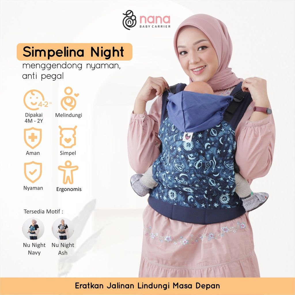 NANA BABY CARRIER - SIMPELINA (STANDARD SIZE) | Shopee Malaysia