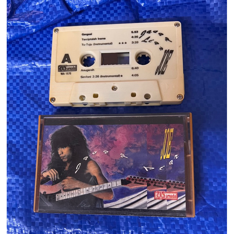 kaset 1st press Joe - Jasad Liar rock kapak heavy metal melayu cassette ...