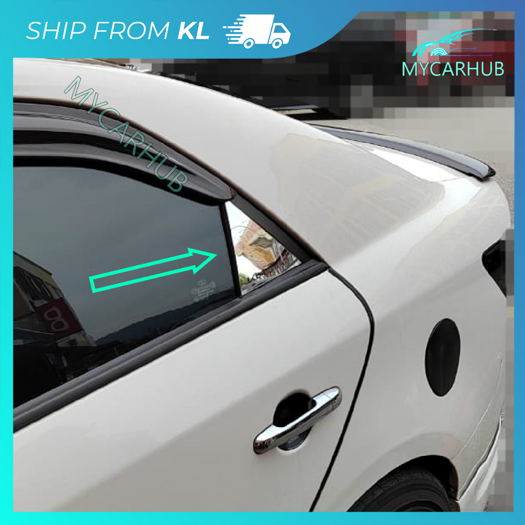 Kia Forte Year 2008 - 2013 Car Mirror Cover Rear Triangle ( 1 Set 2 Pcs ...