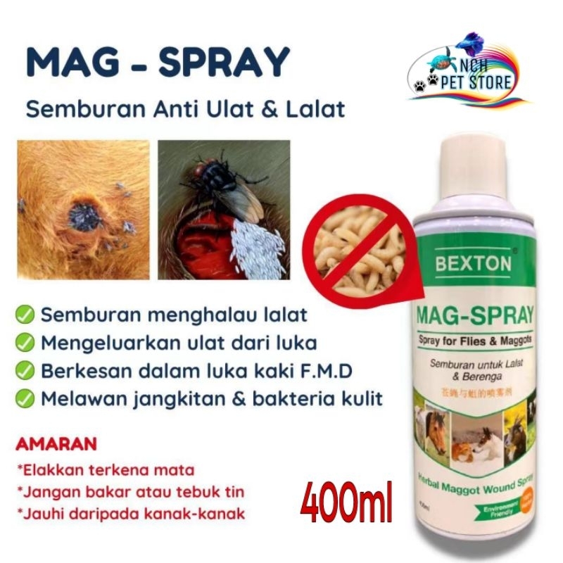 BEXTON MAGSPRAY (SPRAY FOR FLIES & MAGGOTS) | Shopee Malaysia