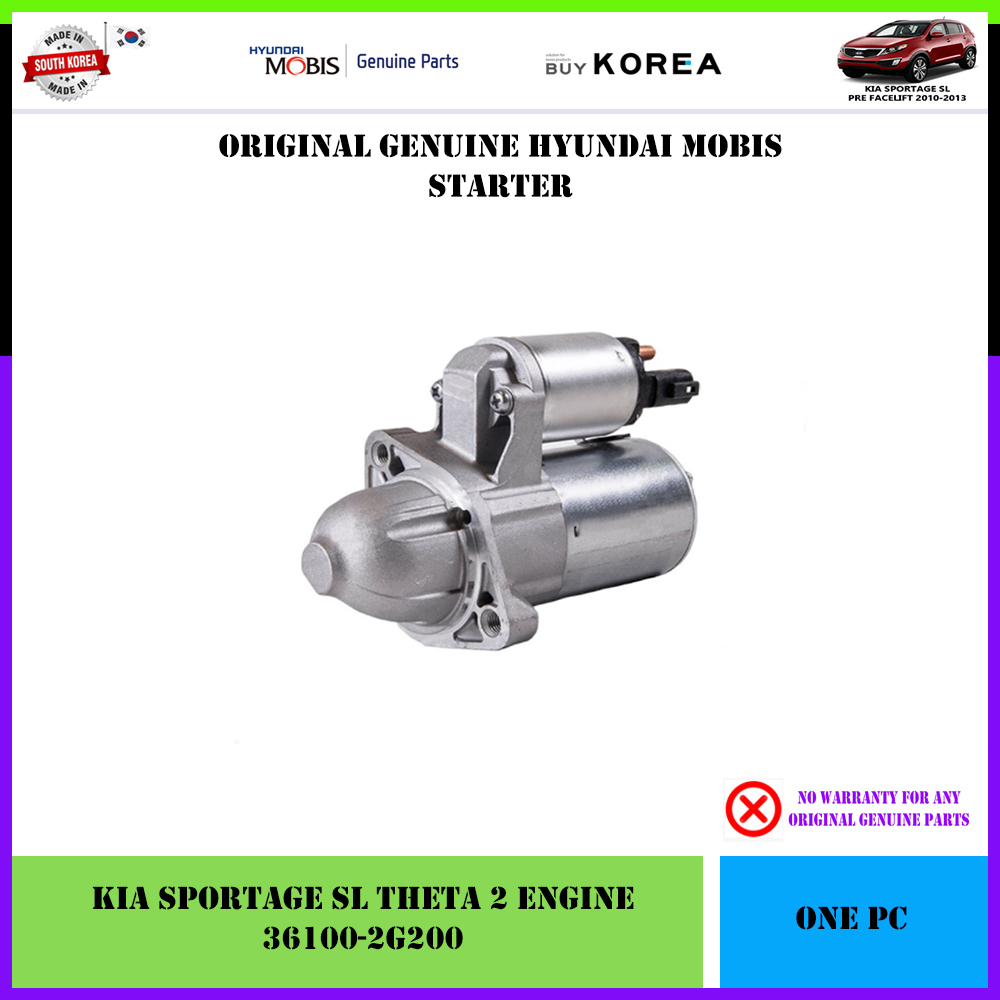Kia Sportage SL Theta II Engine Genuine Hyundai Mobis Starter (36100 ...