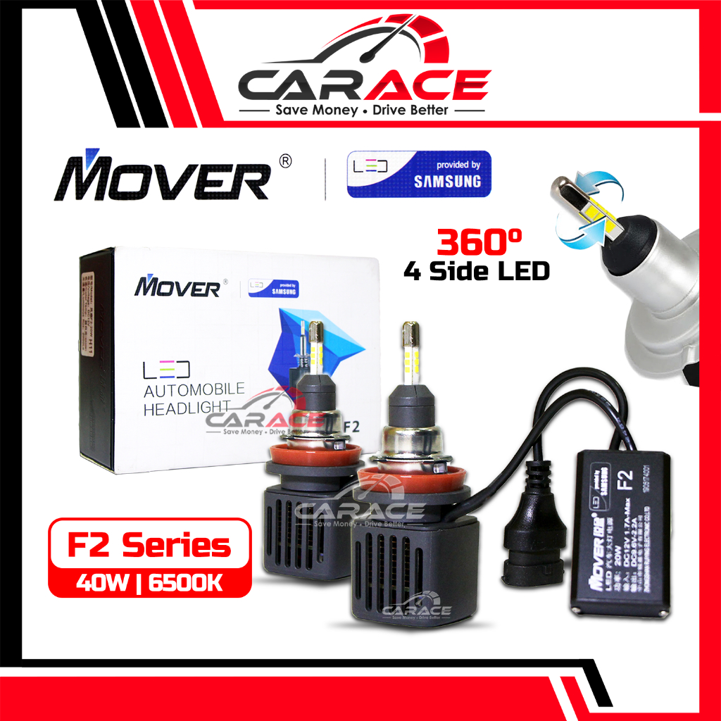 SAMSUNG MOVER F2 LED Headlight 6500K | F2 Series H4 H7 H11 HB3 9005 HB4 9006 Car LED Headlamp ...