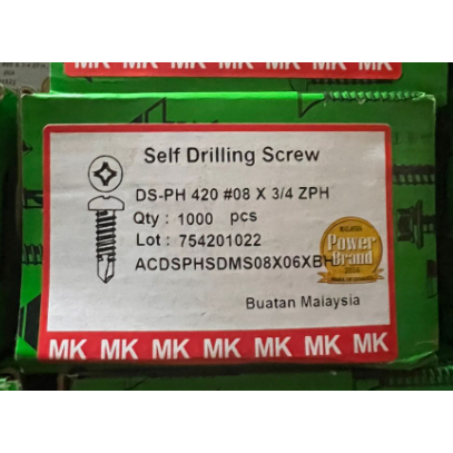 ORIGINAL MK SELF DRILLING SCREW PHILIPS TYPE - PAND HEAD AND FLAT HEAD ...