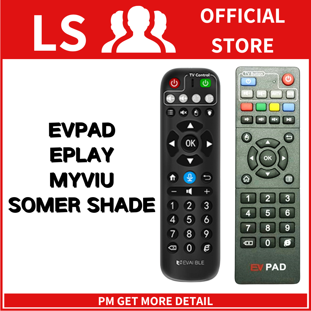 EVPAD / EPLAY Remote Control for EVpad 3S / 3 / 3Max /3plus / 2S / Pro+ ...