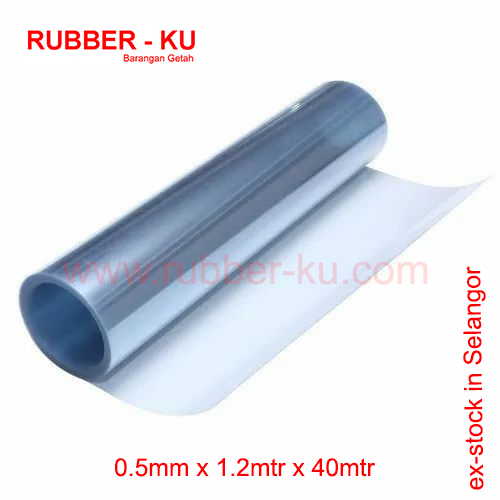 Clear PVC Sheet I Transparent Sheet I Size:0.5mmThk)x1.2mtr(W)x40mtr(L ...