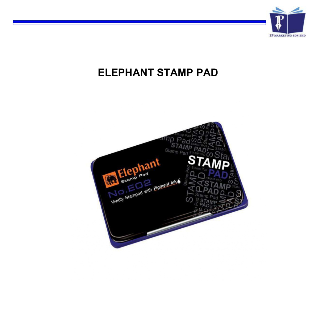 ELEPHANT STAMP PAD ( BLUE ) | Shopee Malaysia