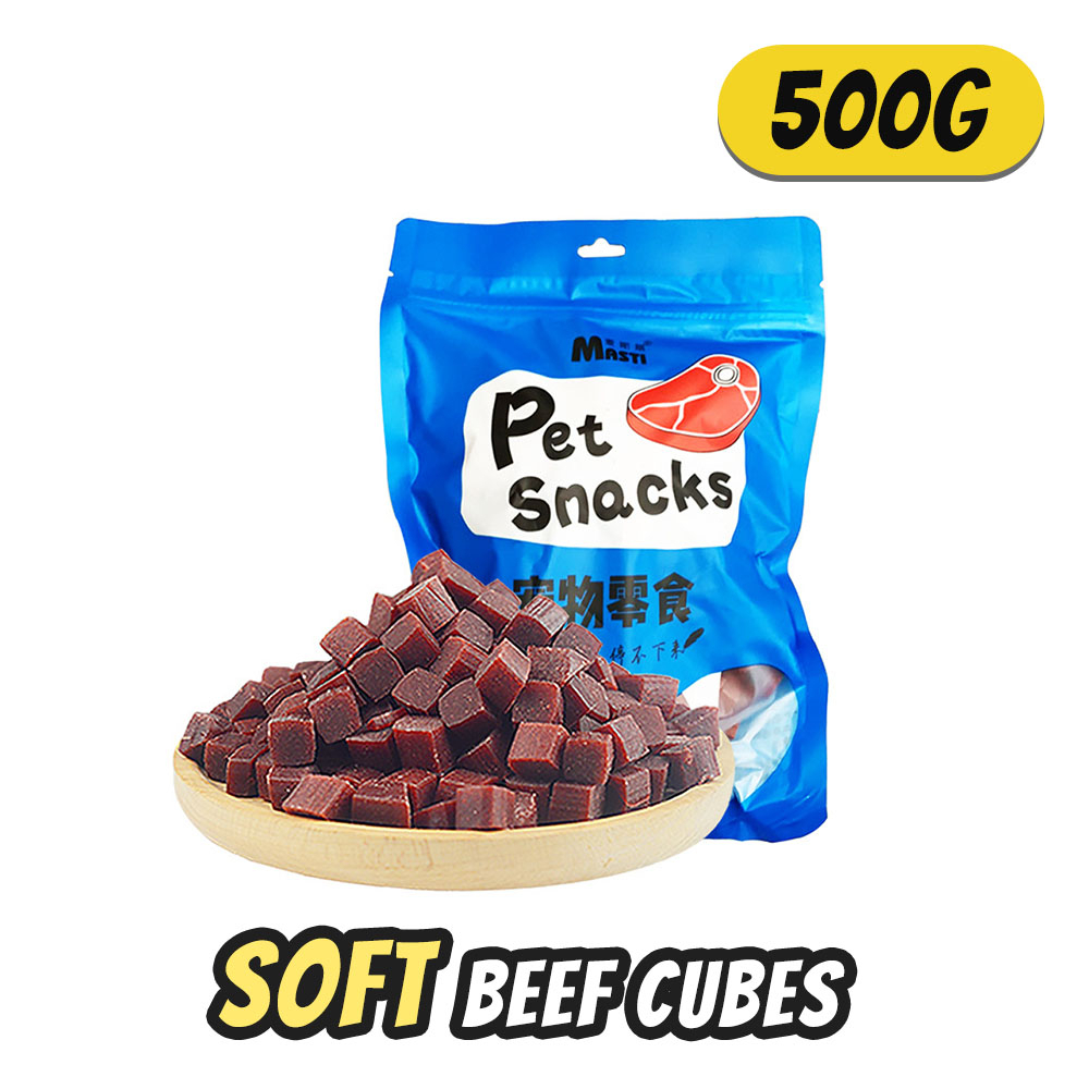 Furiri Masti 500g Soft Beef Cubes Sticks & Dental Bone Molar Teeth Grinding Snacks For Dogs Pets ...