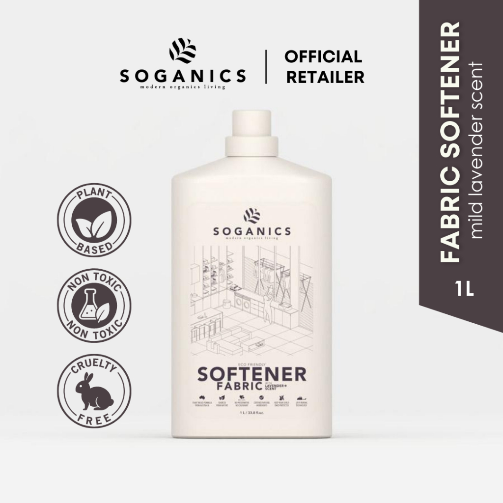 SOGANICS Lavender Fabric Softener (1L) | Shopee Malaysia