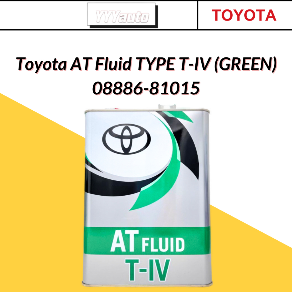 TOYOTA ATF TYPE- T-IV Automatic Transmission Fluid 4L NEW PACKING ...