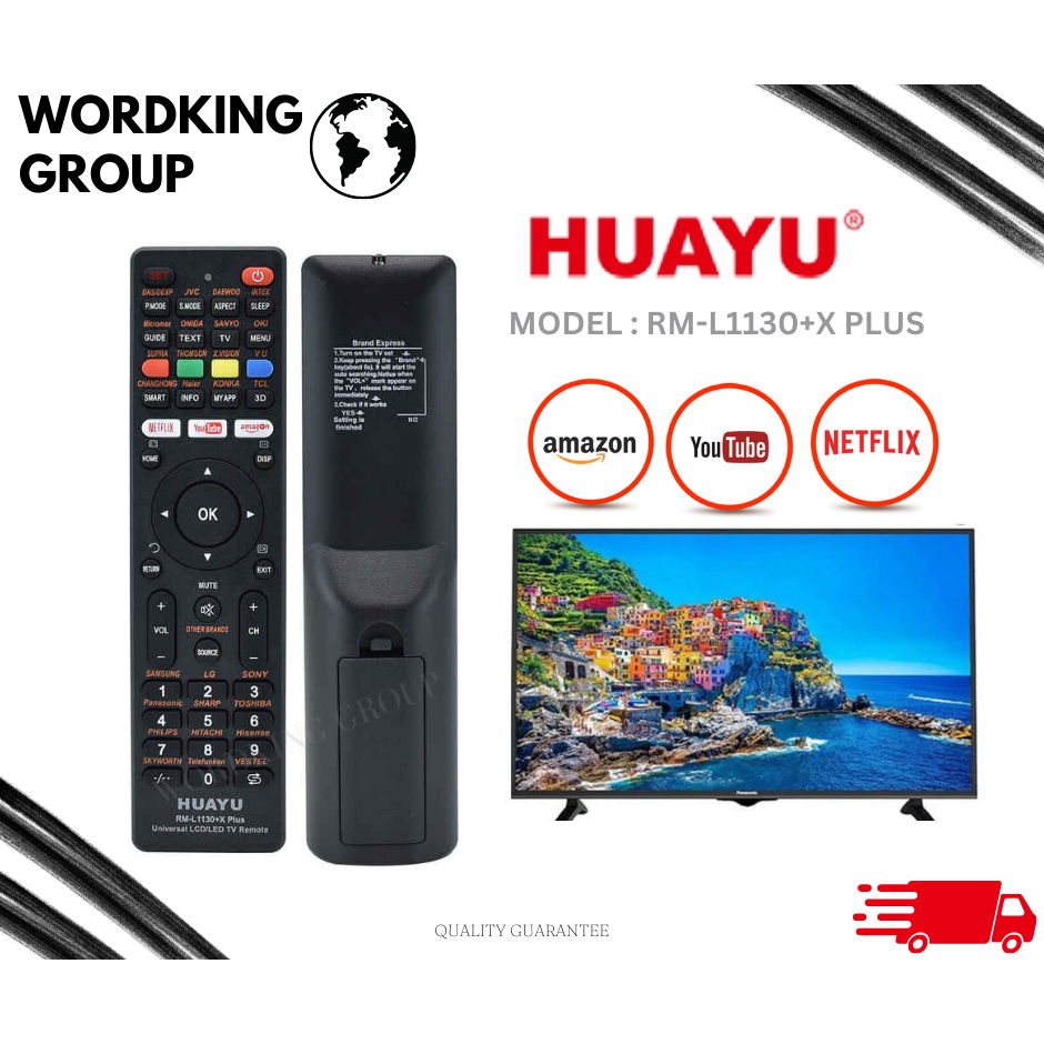 Universal Huayu Tv Remote Control Rm L1130 X Plus Tv Remote Control