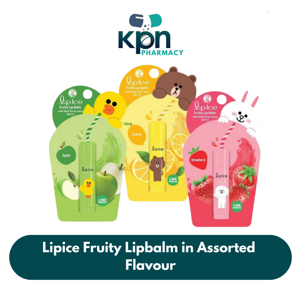 Mentholatum LipIce Lip Balm Apple/Lemon/Strawberry | Shopee Malaysia