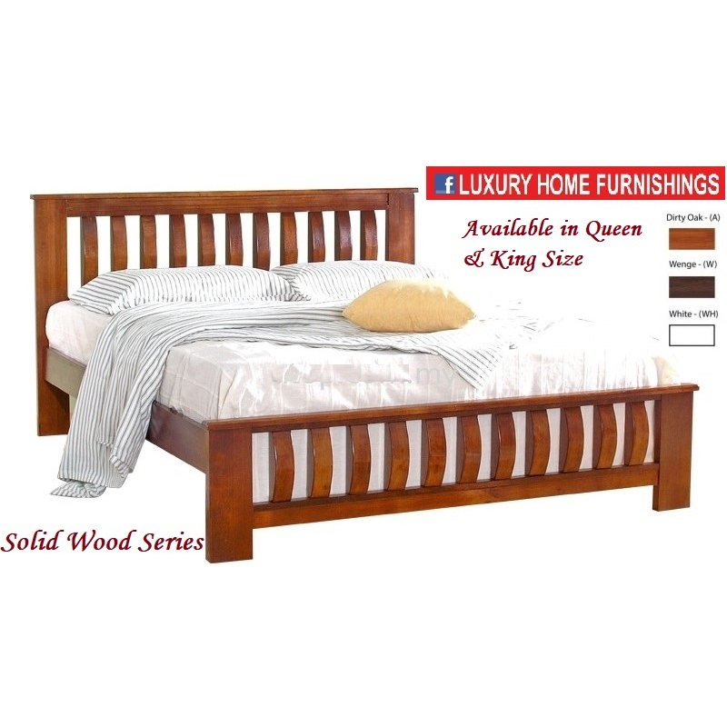 LX 9550 Solid Wood Bed With 12mm Ply Wood Base. Available in Queen ...