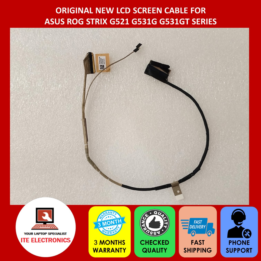 NEW ASUS ROG STRIX G521 G531G G531GT SERIES LCD EDP SCREEN CABLE (120 ...
