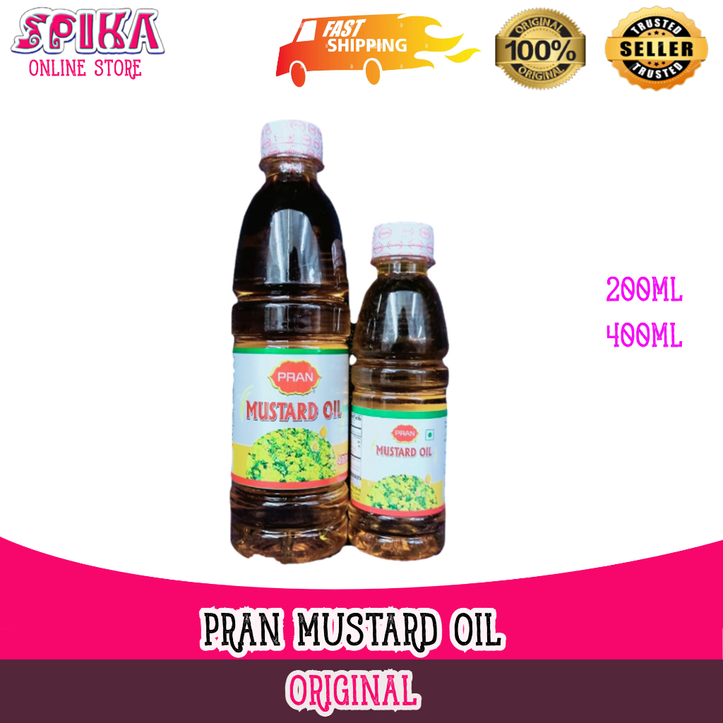 PRAN MUSTARD OIL 200ML / 400 ML/1L | Shopee Malaysia