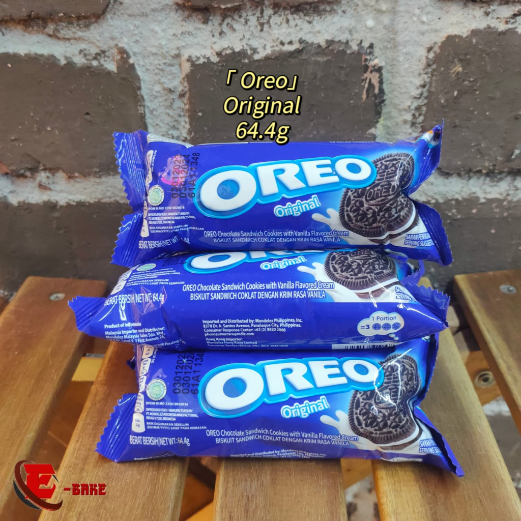 OREO CHOCOLATE SANDWICH COOKIES ORIGINAL VANILLA | 64.4G |HALAL ...