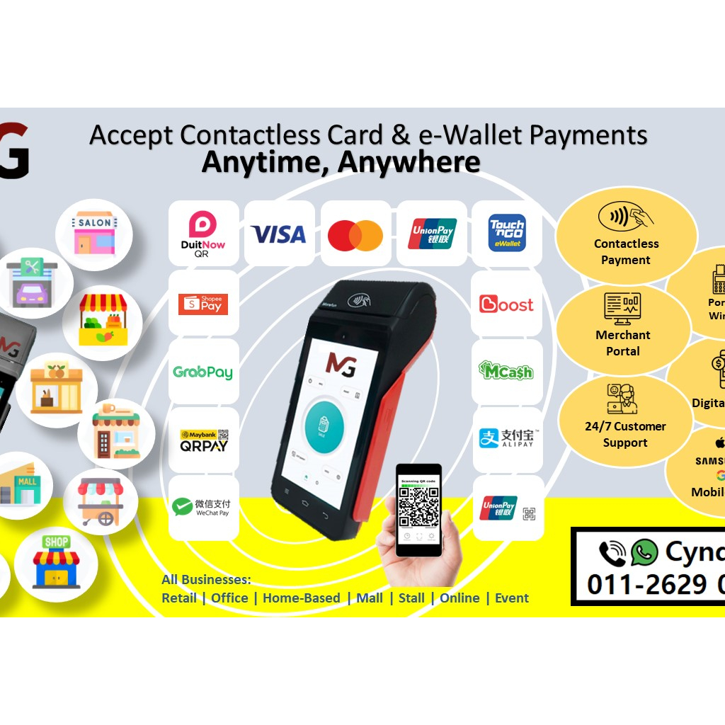 Budget-Friendly Merchant Payment Terminal (Wireless / Contactless ...