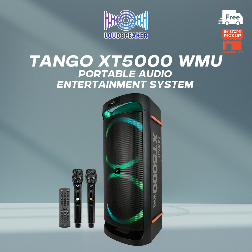Vinnfier VF Tango XT5000 WMU 900W Bluetooth Potable Party Box Karaoke ...