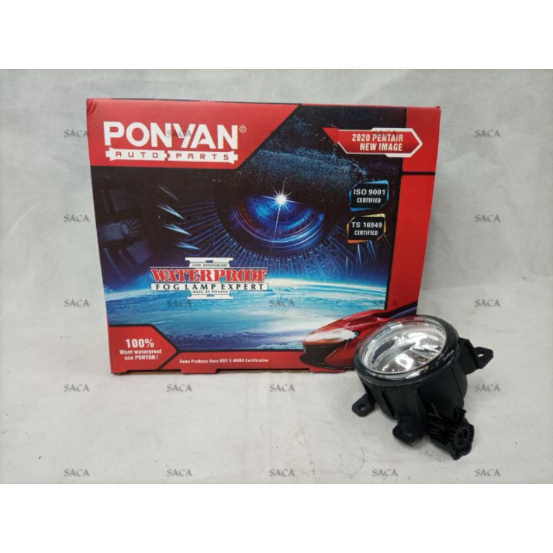 Ponyan Fog Lamp For Alza 2022, Ativa, Alza 2014, Bezza, Myvi, Axia ...