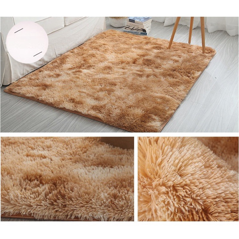 Karpet Bulu Lembut Fluffy Carpet M/L/XL/Xxl Soft Shaggy room carpet ...