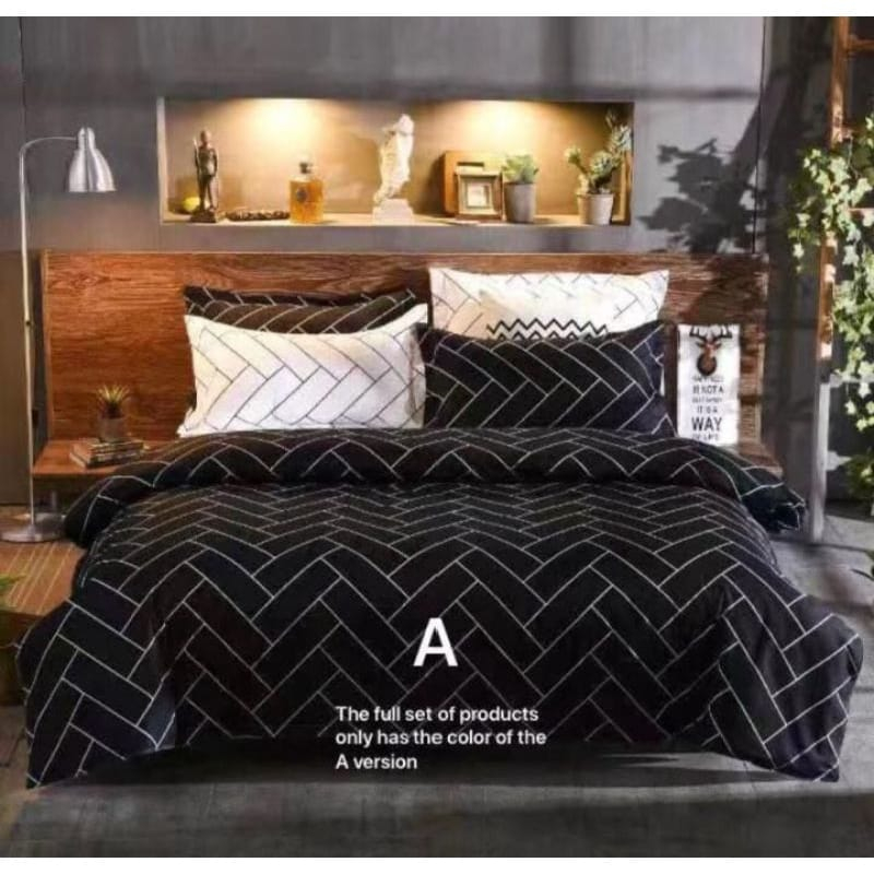 HOT CADAR SINGLE&SUPER SINGLE 5D SET (5IN1) COMFORTER TEBAL | READY ...