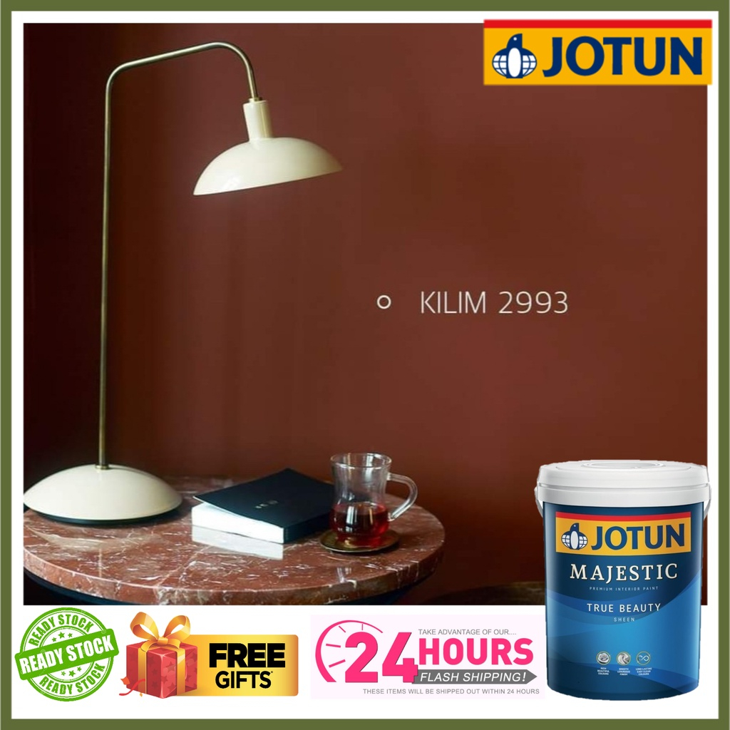 JOTUN 5L 2993 KILIM Majestic True Beauty Sheen /Cat Dalam Kilat/Cat Rumah/Cat Boleh Cuci/ Cat ...